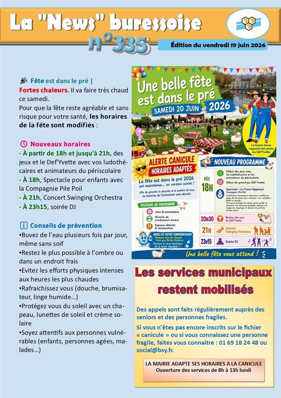 Mairie Bures-sur-Yvette (FR-91) ⚠️ Alertes & informations municipales